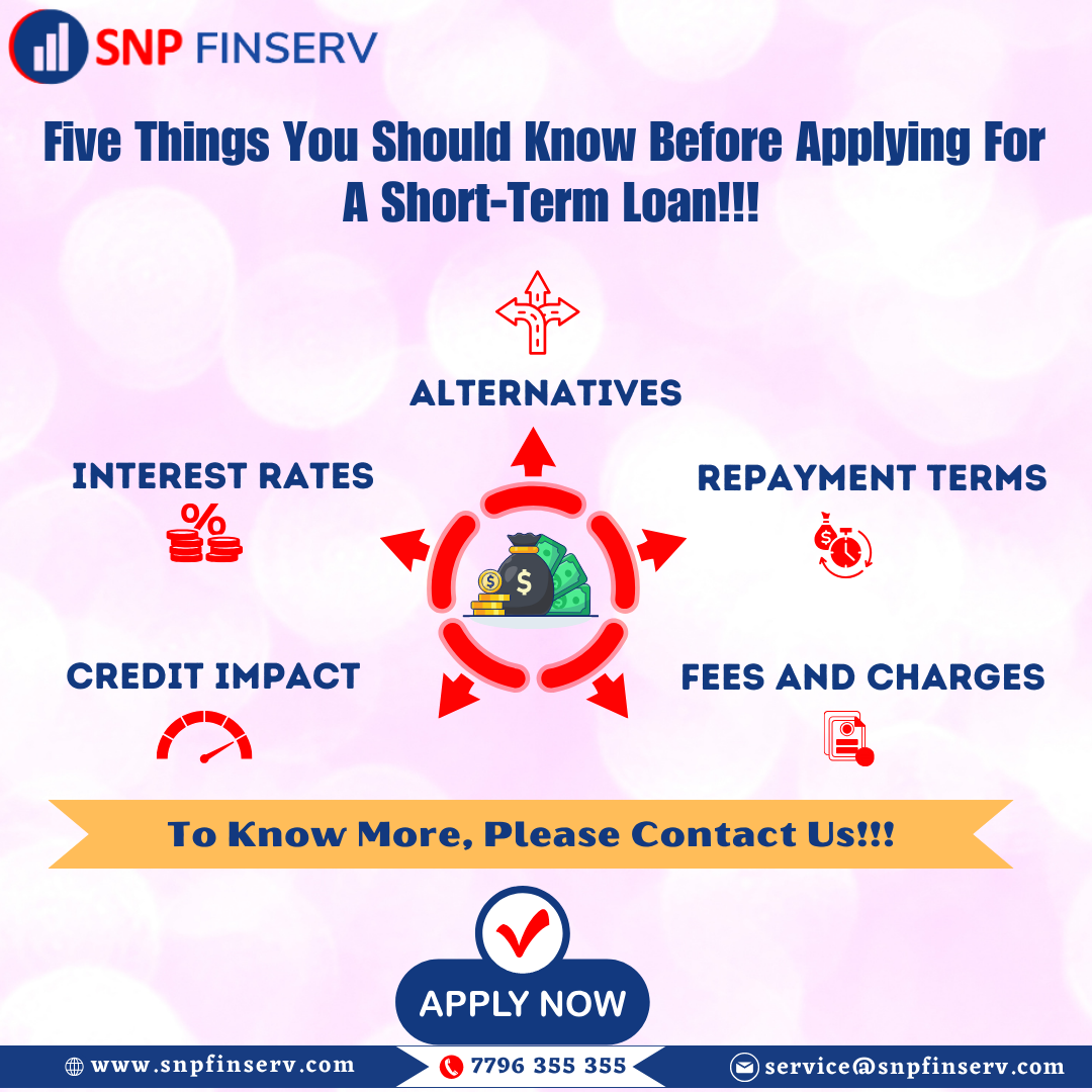 Five Things You Should Know Before Applying for a Short-Term Loan ...