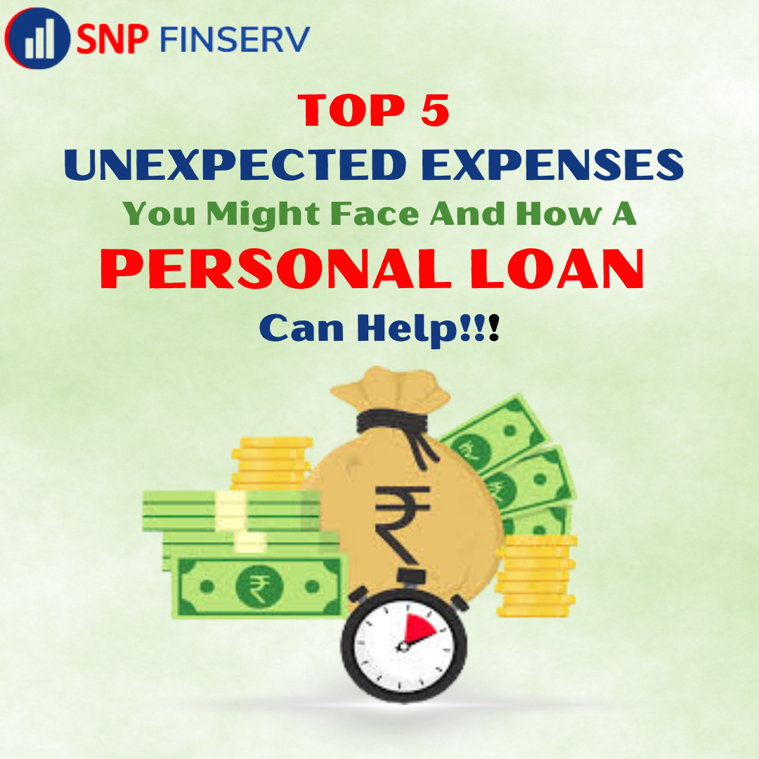 👉Top 5 Unexpected Expenses You might Face And How A PERSONAL LOAN Can ...